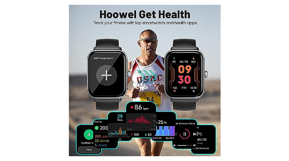 Hoowel Smart Watch - All-in-One Health Monitoring