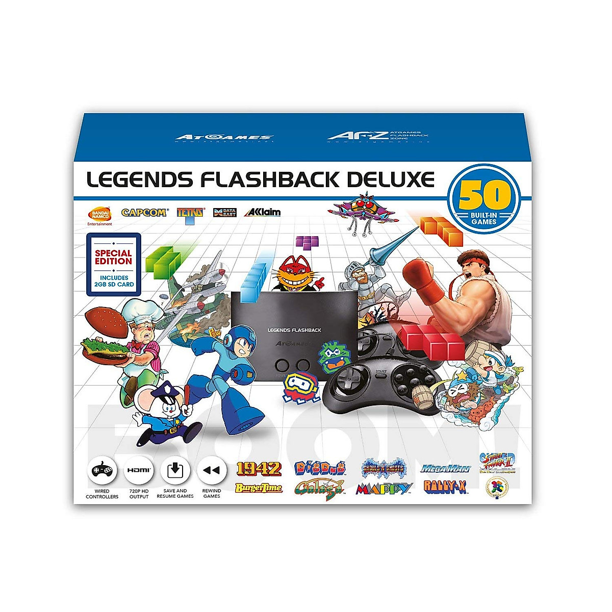At Games Legends Flashback Deluxe Game Console with Bonus SD Card (Special Edition)