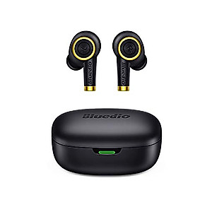 Bluedio Bluetooth Wireless Earbuds, P(Particle) Wireless Earbud Headphones in-Ear Earphones with Charging Case, Mini Car Headset Built-in Mic for Cell Phone/Running/Android, 6Hrs Playtime