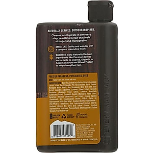 Every Man Jack Daily Shampoo+Conditioner for All hair types, Sandalwood, 13.5 Fluid Ounce