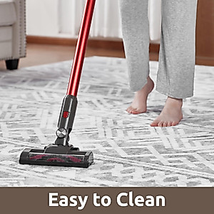 5x7 Area Rugs for Living Room, Ultra Soft Boho Moroccan Washable Carpet, Neutral Non-Slip Backing Dining Room Rugs, Low Pile Carpet for Bedroom Home Office