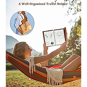 Jewelry Storage Book, PU Leather Travel Jewelry Organizer with Anti-drop Pockets, Portable Earrings Travel Album with Transparent Jewelry Bags for Rings, Bracelets(70 Grids+70 Anti-Oxidation PVC Bags)