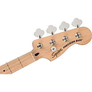 Squier by Fender Precision Bass Guitar Kit, Affinity Series, Laurel Fingerboard, Black, Poplar Body, Maple Neck, with Guitar Bag and Rumble 15 Amp Bass Amp, Cable, Guitar Strap and More