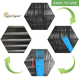 Cenipar FCR6 Ring Fin Comb Set Cleaning Brush Coil Condenser Brush Compatible with Air Conditioner