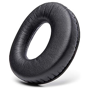 WC Replacement Ear Pads for Sony MDR-RF985R RF970 RF970RK RF960RK RF960R RF925RK & MDR-DS6500 Headphones | Softer Leather, Luxurious Memory Foam, Added Thickness, Enhanced Noise Isolation | Black