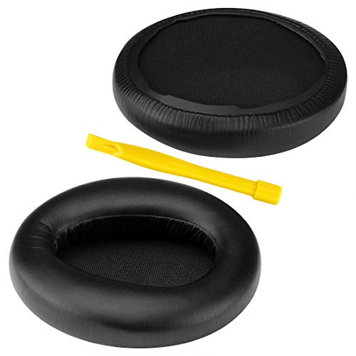 Geekria Earpads Suits Compatible with Sony MDR-10RBT MDR-10RNC MDR-10R Headphone Replacement Ear Pad + Headband Cover/Ear Cushion + Headband/Earpads Repair Parts + Headband Protector (Black)
