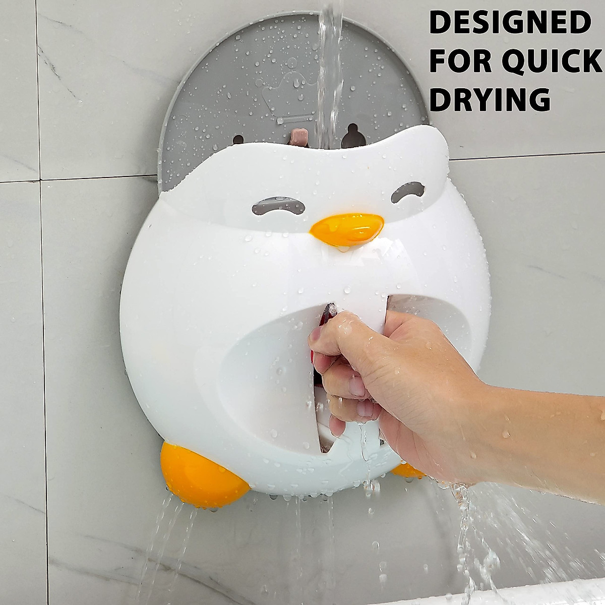 Coxy Baby Bath Toy Storage and Organizer for Kids, Tub Toy Holder, Hanging Bath Toy Basket for Toddlers (Boys & Girls)