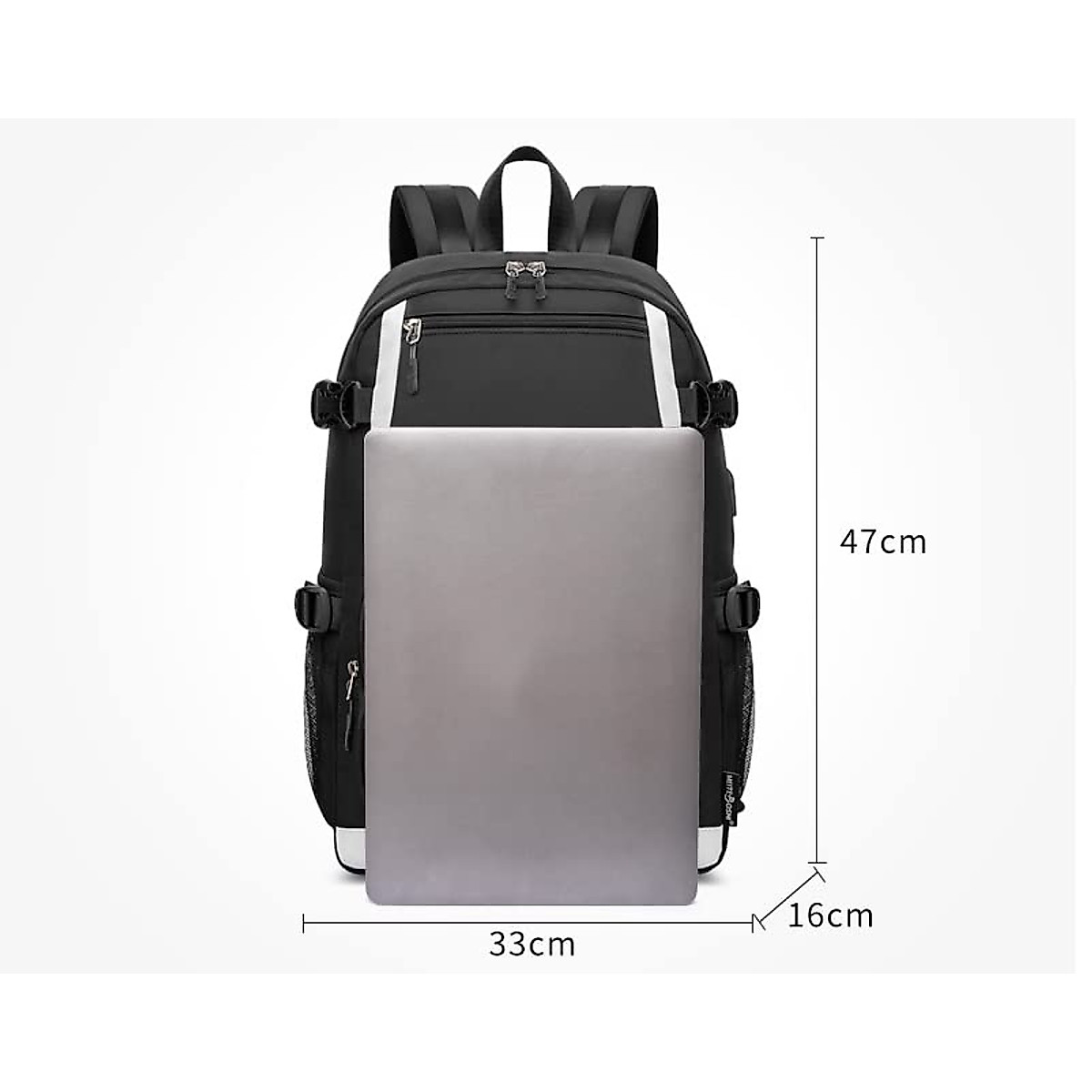 TPSTBAY Anime Travel Bagpack Waterproof School Bags Cartoon Large Bookbag Women Pink Laptop Daypack Fit for 15.6 Inch Notebook (21)