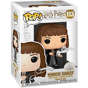 HARRY POTTER - Hermione Granger with Feather Funko Pop! Vinyl Figure (Bundled with Compatible Pop Box Protector Case)