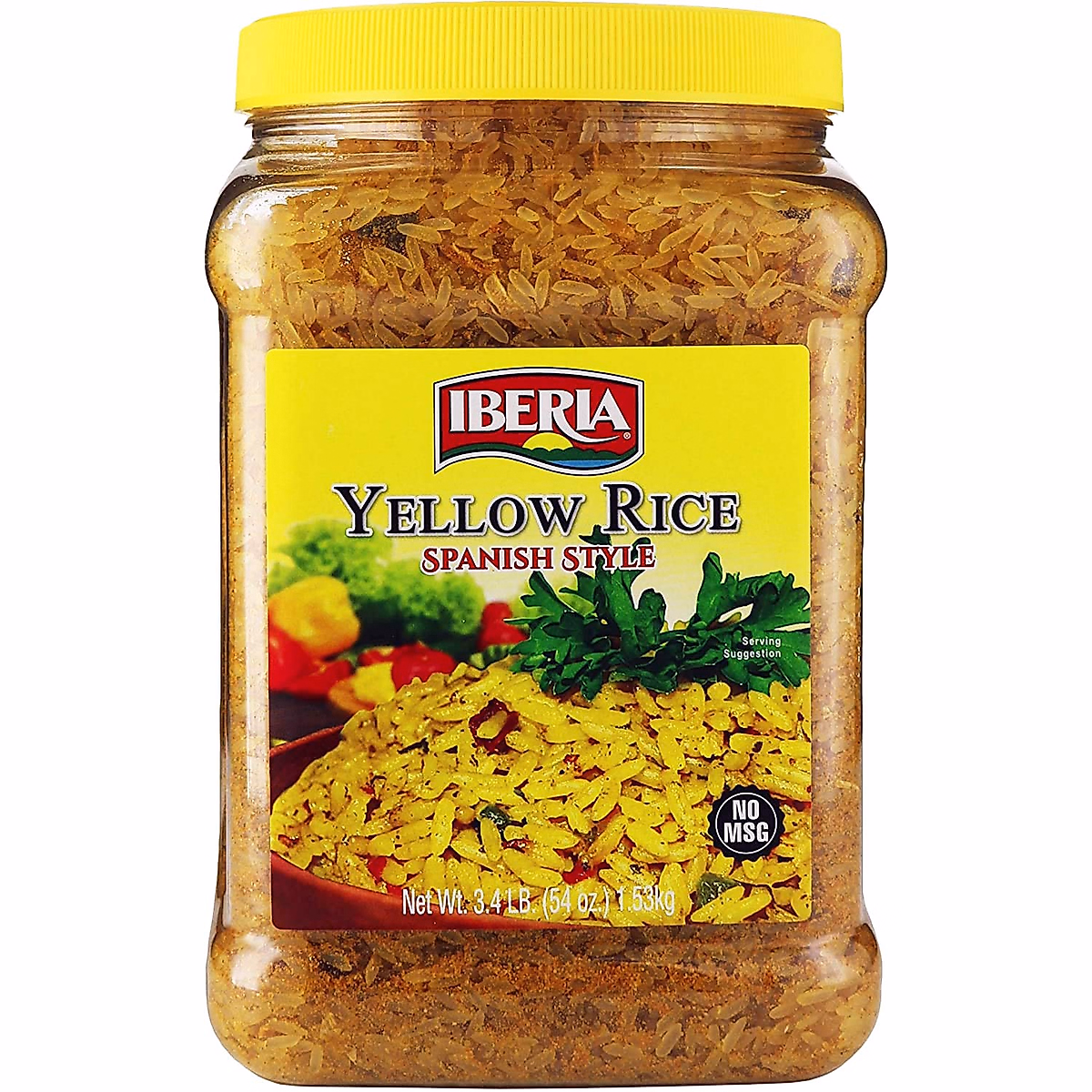 Iberia Spanish Style Yellow Rice (3.4 lbs.) and Jasmine Rice (5 lbs.) Bundle