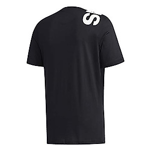 adidas mens New Authentic Tee Black X-Small