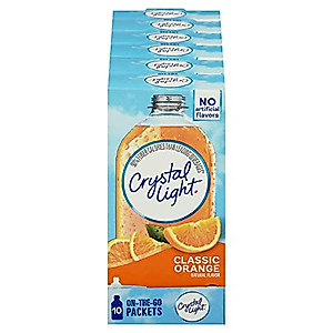 Crystal Light Sugar-Free Classic Orange On-The-Go Powdered Drink Mix 120 Count