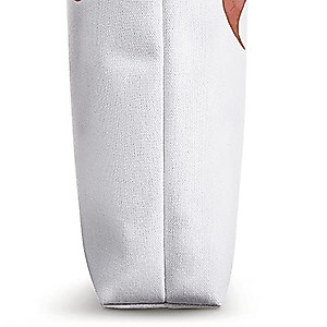 ZqxP Butterfly Peach Ribbon Uterine Cancer Awareness Tote Bag