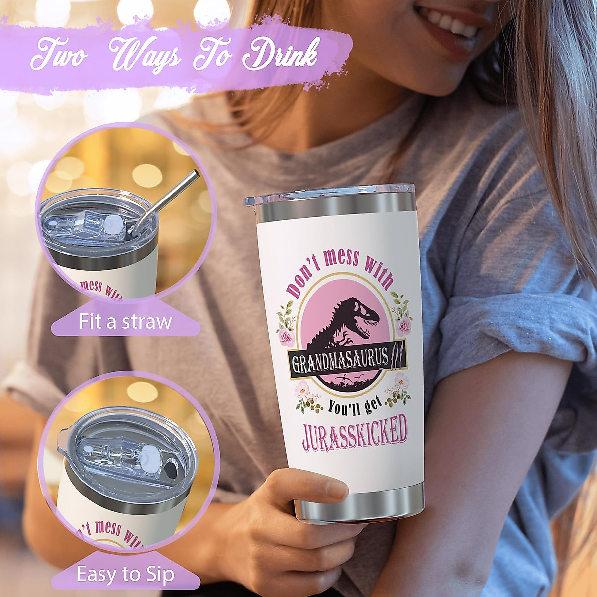 Mothers Day Gifts For Mom, Women, Wife - Funny Birthday Gifts Ideas For Mom, Mother, New Mom, Bonus Mom, Mom To Be, Mother In Law - 20Oz Mom Tumbler