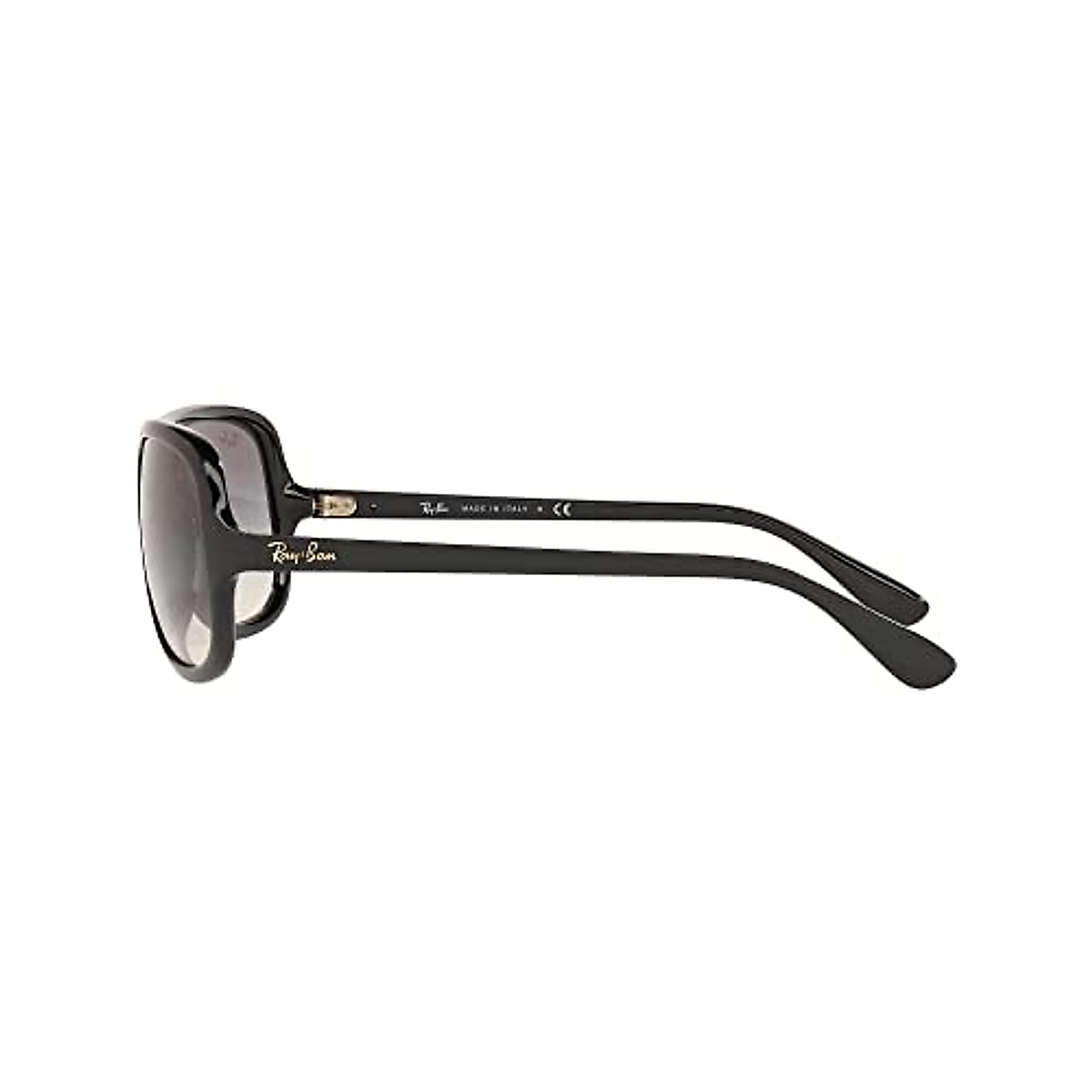 Ray-Ban RB4162 Aviator Sunglasses, Black/Grey Gradient, 59 mm
