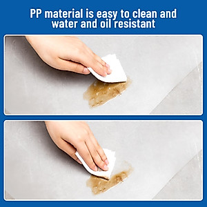 Frienda Set of 10 Wire Shelf Liner 16 x 36 Inch Heavy Duty Shelf Liners Packed Flat for Wire Shelving, Waterproof Non Adhesive Plastic Mat for Metal Rack Kitchen Shelves, Shoe Rack