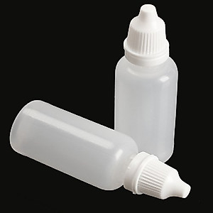Vktech Plastic Dropping Bottles,30ml, 50 Pcs