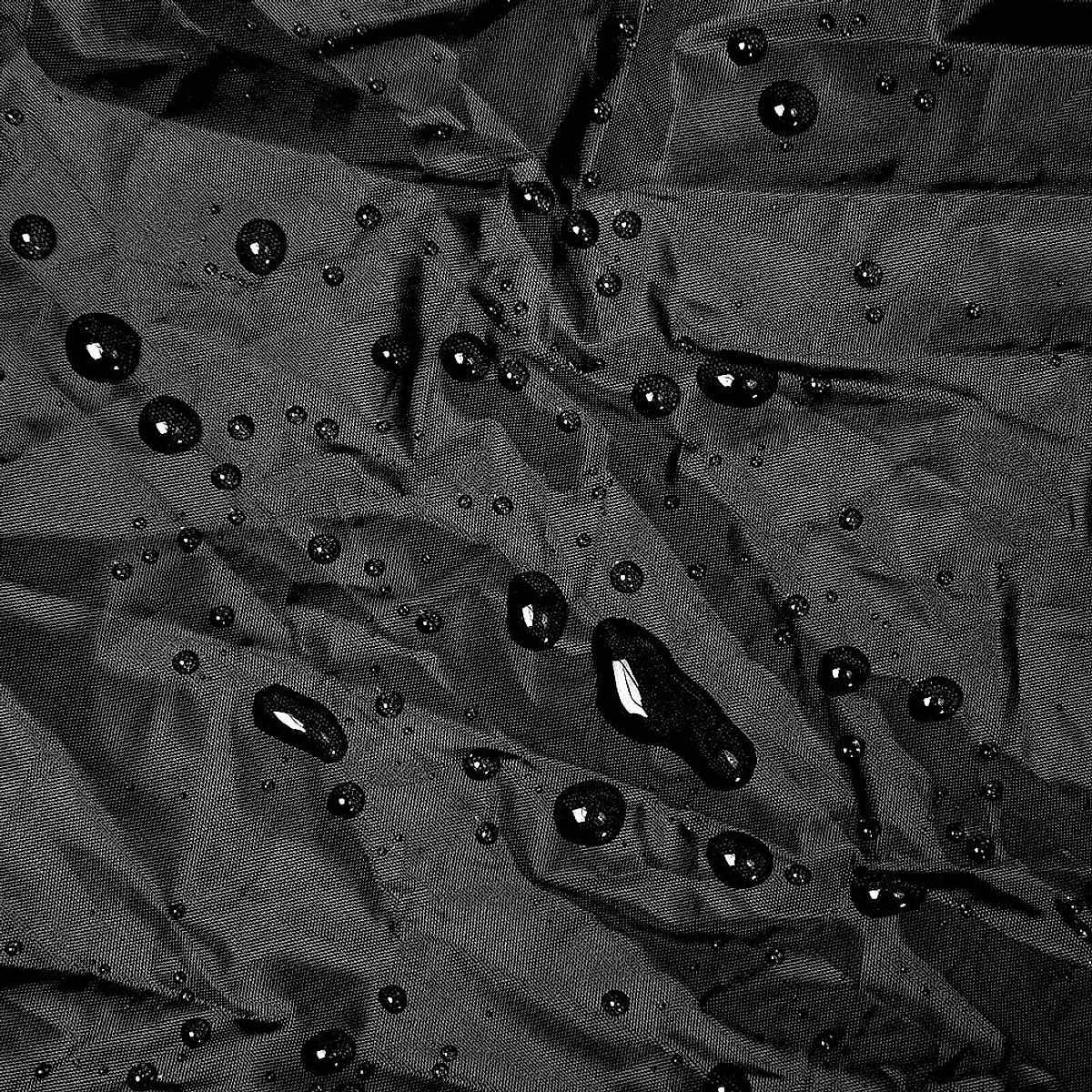 Titan Jet Black Poly 210T Car Cover for Sedans 186-202". Waterproof, UV Protection, Scratch Resistant, Driver-Side Zippered Opening. Fits Camry, Accord and More.