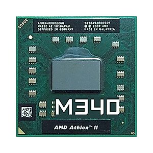 AMD Athlon II M340 Laptop CPU Used 2-Core 2-Thread Mobile Processor 2.2 GHz 1M 35W Socket S1