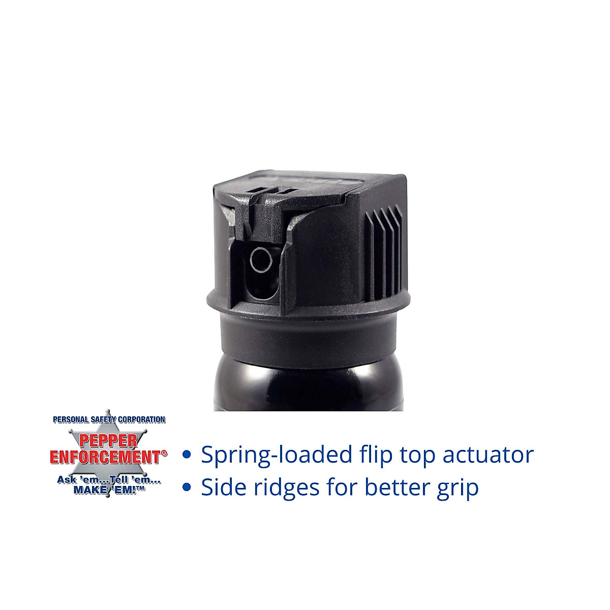 Pepper Enforcement PE1110M-FT Splatter Stream Pepper Spray 2 Pack - Maximum Strength 10% OC Formula - Emergency Self Defense Personal Protection Safety (2-Pack Stream Pepper Spray)