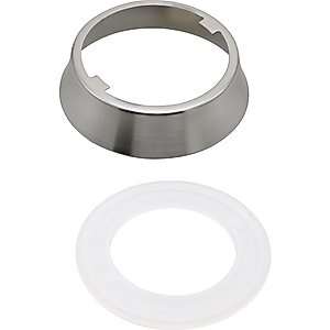 Delta Faucet RP32528SS Signature Escutcheon and Gasket for Kitchen, Stainless