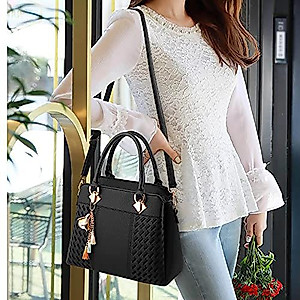 Tote Bag Fashion Leather Crossbody Bags for Women Casual Ladies Purse Satchel Shoulder Bags Large Capacity Handbags