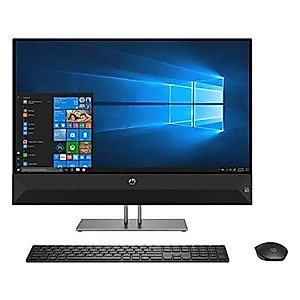 HP Pavilion 27 Touch Desktop 500GB SSD (Intel Core i7-9700K Processor Turbo to 4.90GHz, 16 GB RAM, 500 GB SSD, 27-inch FullHD IPS Touchscreen, Win 10) PC Computer All-in-One