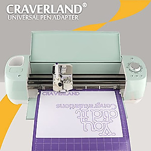CRAVERLAND Universal Pen Adapter for Cricut Maker 3/Explore 3/Air 2/Air/Maker/Explore Cutting Machine,One Adapter fits All Pens Markers Scoring Stylus Pen Holders Set for Cricut