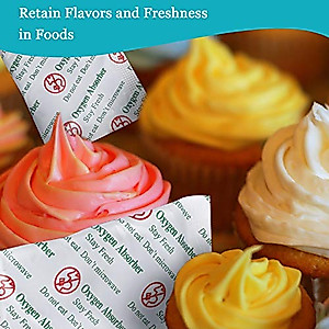 VacYaYa 20CC(300-Pack) Food Grade Oxygen Absorbers Packets for Home Made Jerky and Long Term Food Storage, Stored in Vacuum Bag and 3 Times Oxygen Absorption Capacity