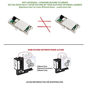 GLOB PRO SOLUTIONS DA41-00669A CKD00669AX compatible with Samsung Refrigerator Main Control Board fits old, DA92-00055A, 1796774, AP4909012, PS4140027, EAP4140027.