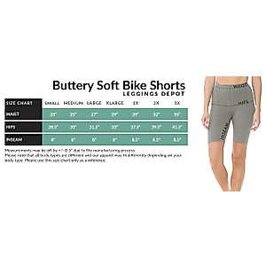 Leggings Depot Women's Buttery Soft Fashion Biker Shorts Athletic Shorts for Yoga, Black, Small