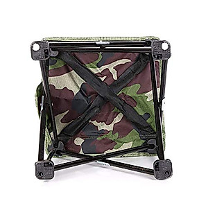 TRENTSNOOK Exquisite Camping Stool Portable Moon Chair Fishing Camping Barbecue Stool Folding Extended Hiking Seat Garden Ultra Light Household Furniture