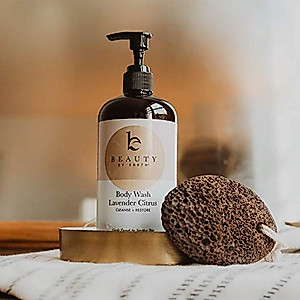 Lavender Citrus Body Wash - Made with Organic Ingredients, Body Wash Sensitive Skin, All Natural Body Wash, Shower Gel For Women, Womens Body Wash Pump, Sensitive Skin Body Wash For Men, Women & Kids