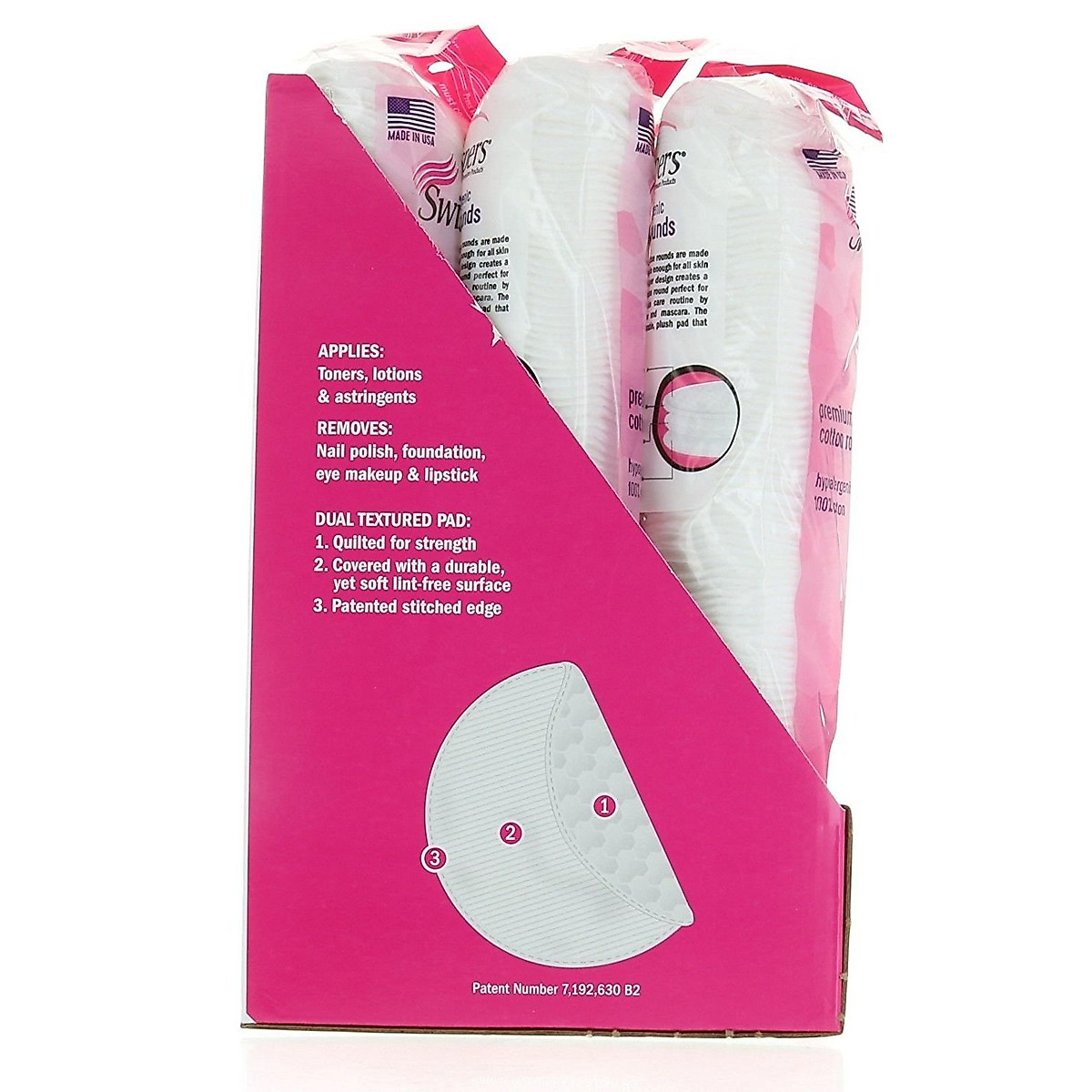 Swisspers Premium Hypoallergenic Cotton Rounds, 900 Count