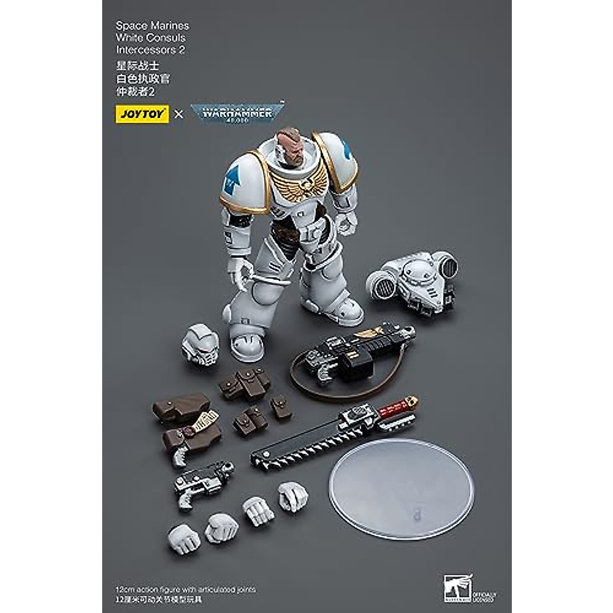 JoyToy Warhammer 40K: Space Marines White Consuls Intercessors 2 1:18 Scale Action Figure