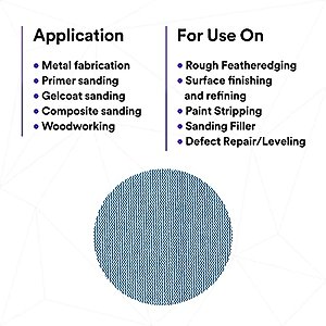 3M Xtract Net Disc 310W, 5 in, 12 Piece Multi-Pack Hook and Loop Sanding Disc, 80+, 120+, 180+, 220+, 240+, 320+, Virtually Dust-Free, Assorted Grades, 88446
