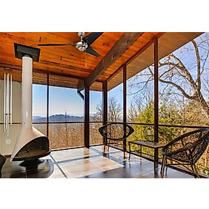 Prominence Home Almadale, 56 Inch Contemporary Indoor Ceiling Fan with No Light, Pull Chain, Modern High Performance Blades, Reversible Motor - 50330-01 (Brushed Nickel)