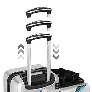 Younglingz Lil Flyer 20'' kid ride on suitcase child stroller spinner luggage (Glam)