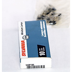 Sylvania 120PSB Miniature Lamp Light Bulb 34557 (Pack of 10)