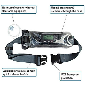 Aquapac Waterproof Radio Microphone Case Small, 5 Year Warranty, Made in the UK, Professional Sound Engineer, Wired Specialist Electronic Devices