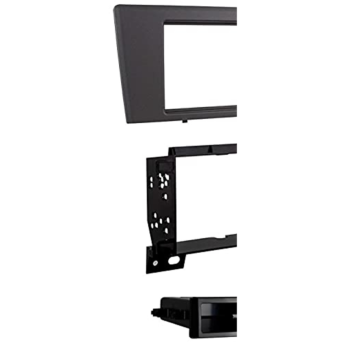 Metra 99-9229G Single/Double DIN Dash Kit for 2001-2004 Volvo S60/V70 (Gray) & Metra 70-9221 Radio Wiring Harness for Select Volvo 97-07