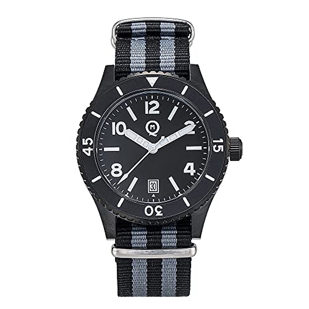 QM Brand Men Watch Diving Outdoor Luxury Design Luminous Army UDT Military 300M Masculino QM8020 Quartz (QM8020A 12)