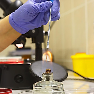 2 Pieces Inoculation Loop Mycology Reusable Supplies Inoculation Loop Kit with 70 Replaceable Chromium Alloy Needle Tip Inoculation Loops for Kit Laboratory Research Tools