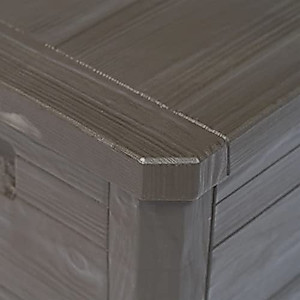 BIGBARLEY Deck Box ,Outdoor Storage Box for Patio Cushion, Pillows, Pool Toy, Garden Tool and Hose Storage,Patio Storage Box 74 gal Brown