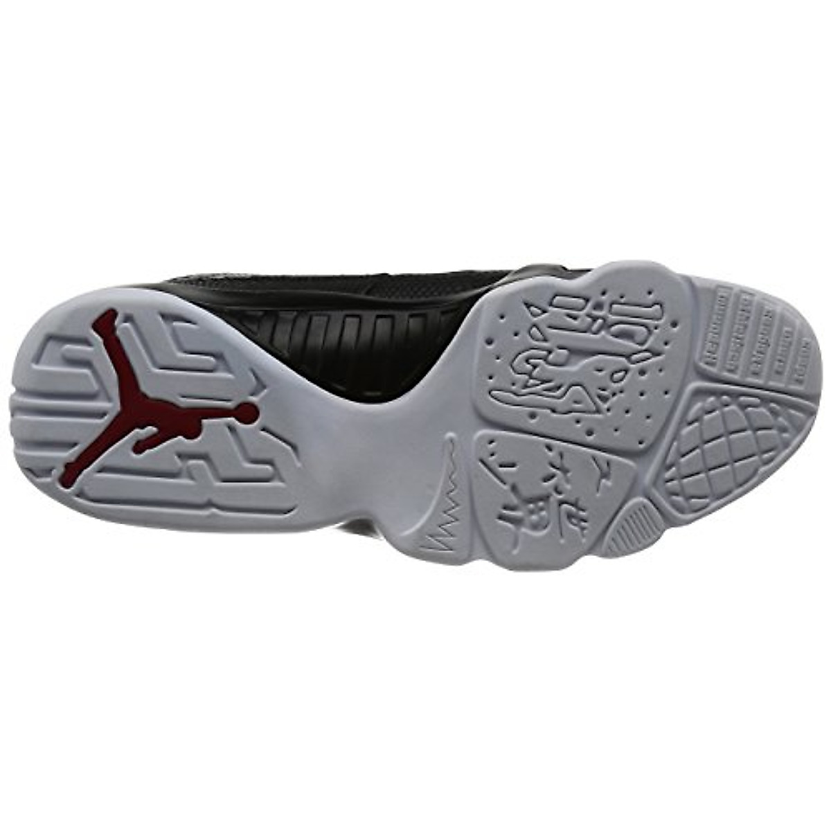 Nike Men's Air Jordan 9 Retro Low Black/White/Red 832822-001 (Size: 11)