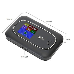 High Eagle 4G LTE WiFi Router Portable Multiple Languages Three Network Universal, Mobile Hotspot Unlocked Wireless Internet with SIM Card Slot for Travel Outdoor