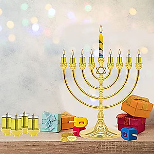 Hanukkah Pre-Filled Olive Oil Glass Cup Candles, 2.5 Hours, 100 Percent Olive Oil Pre-Filled Ready to Use - 44 Cups for All 8 Nights of Hanukkah