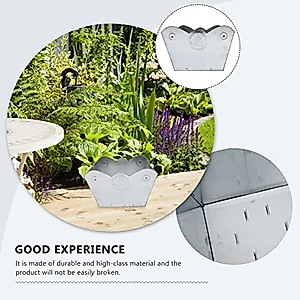 GANAZONO Pyro Mini Burn Cage Burn Incinerator Can Collapsible Yuanbao Shaped Burner Bucket Stainless Steel Garden Cage for Garden Leaf Trash Wood Backyard Bonfire Pyro Mini Stainless Steel Fire Pit