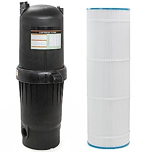 XtremepowerUS 120sqf Pool Cartridge Filter, In-Ground Swimming Pool and Spa