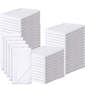 Tudomro 50 Count Birdseye Cloth Diapers for Babies Reusable Baby Diapers Cloth Large 27 x 27 Inch Cotton Baby Diapers Reusable Burp Cloths for Babies Boy Girl Toddlers